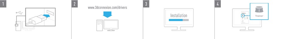 3Dconnexion SpaceMouse - EXStar Hub