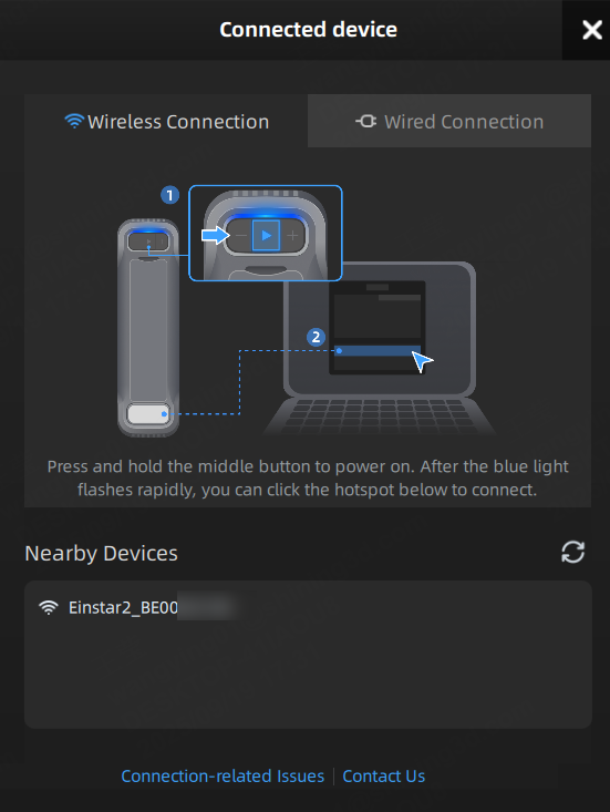 Connection - EXStar Hub
